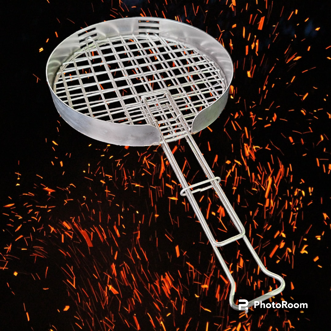 "BANJO" ROUND FOLDING GRID (350mm x 350mm) – BraaiGuys.com